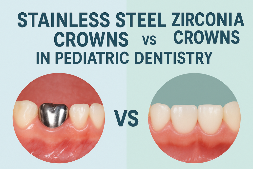 Stainless Steel Crowns and Zirconia Crowns in Pediatric Dentistry